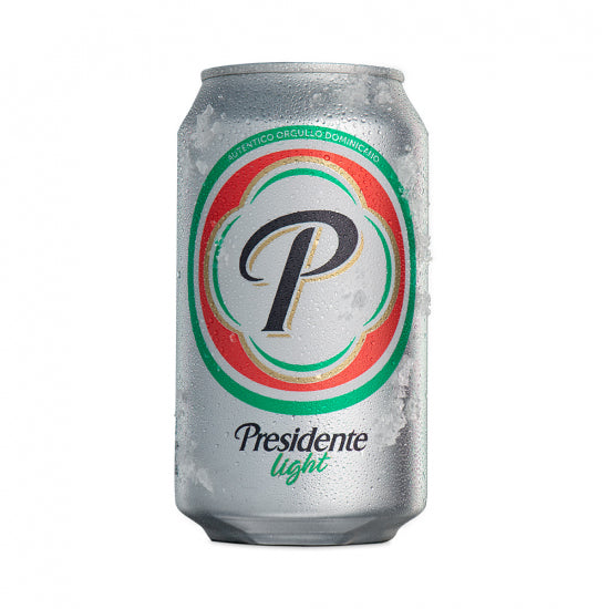 Cerveza Presidente Light Lata (12oz)0.3L – La Casa de la Caña RD